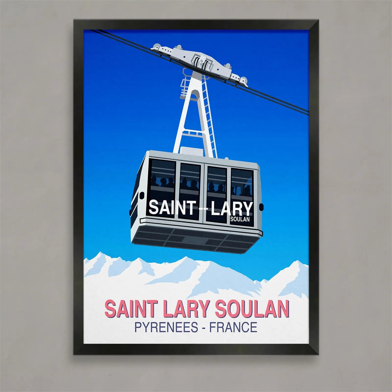Saint Lary Soulan ski poster – Ski Poster & Art Prints - Shop Online ...