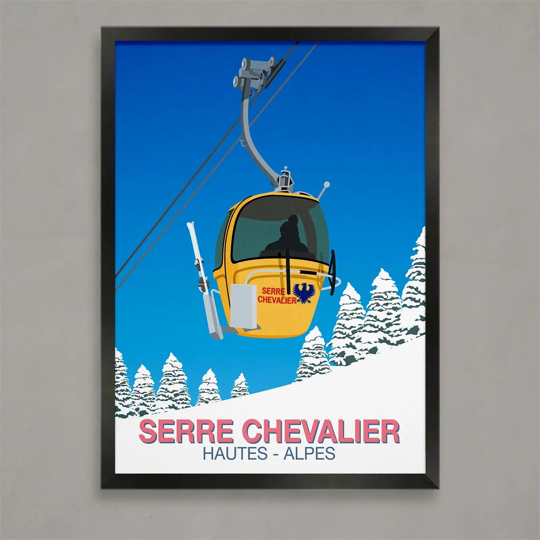 Serre Chevalier ski poster – Ski Poster & Art Prints - Shop Online ...