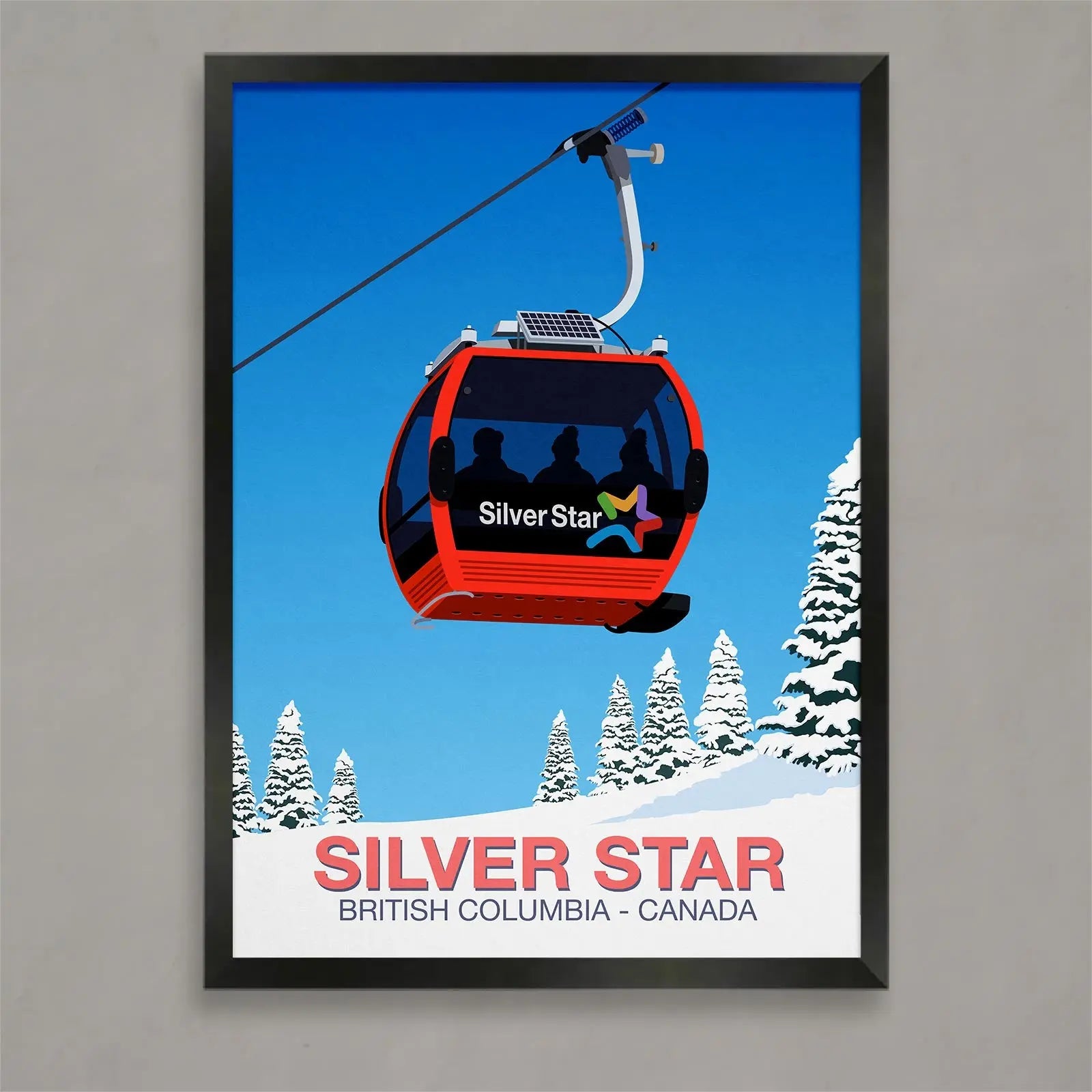Silver Star ski poster – Ski Poster & Art Prints - Shop Online | Steve ...