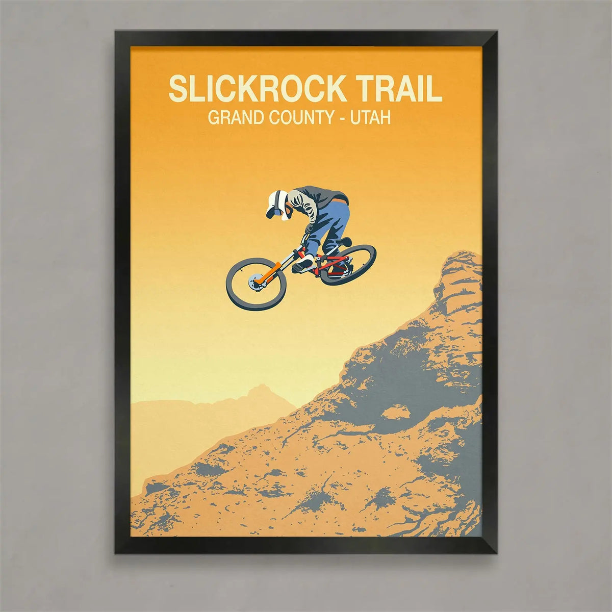 Slickrock Mountain Bike Poster – Ski Poster & Art Prints - Shop Online ...