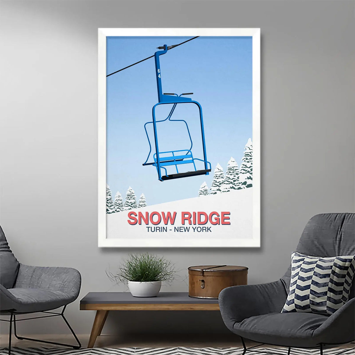 Affiche de ski Snow Ridge – Ski Poster & Art Prints - Shop Online ...