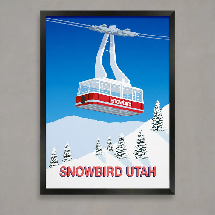 Snowbird ski poster – Ski Poster & Art Prints - Shop Online | Steve Ash ...