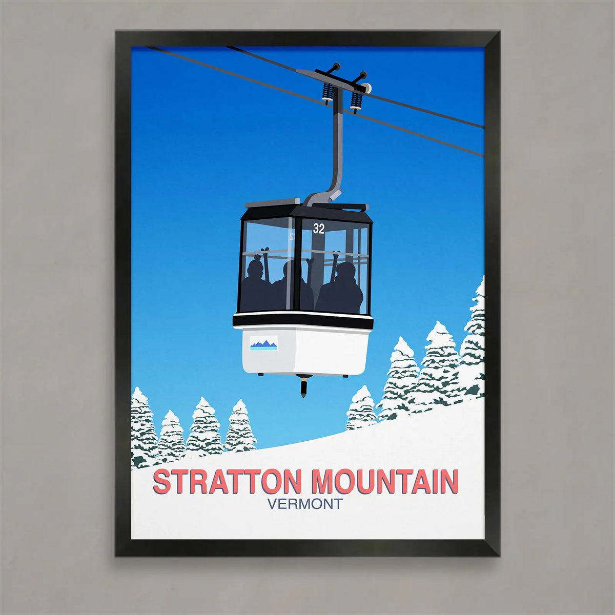 Stratton Mountain ski poster – Ski Poster & Art Prints - Shop Online ...