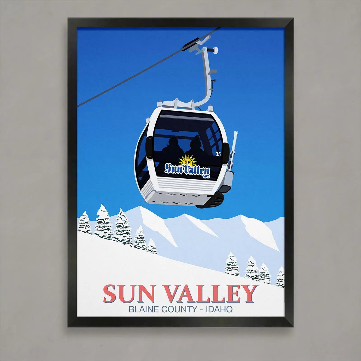 Affiche de ski Sun Valley – Ski Poster & Art Prints - Shop Online ...