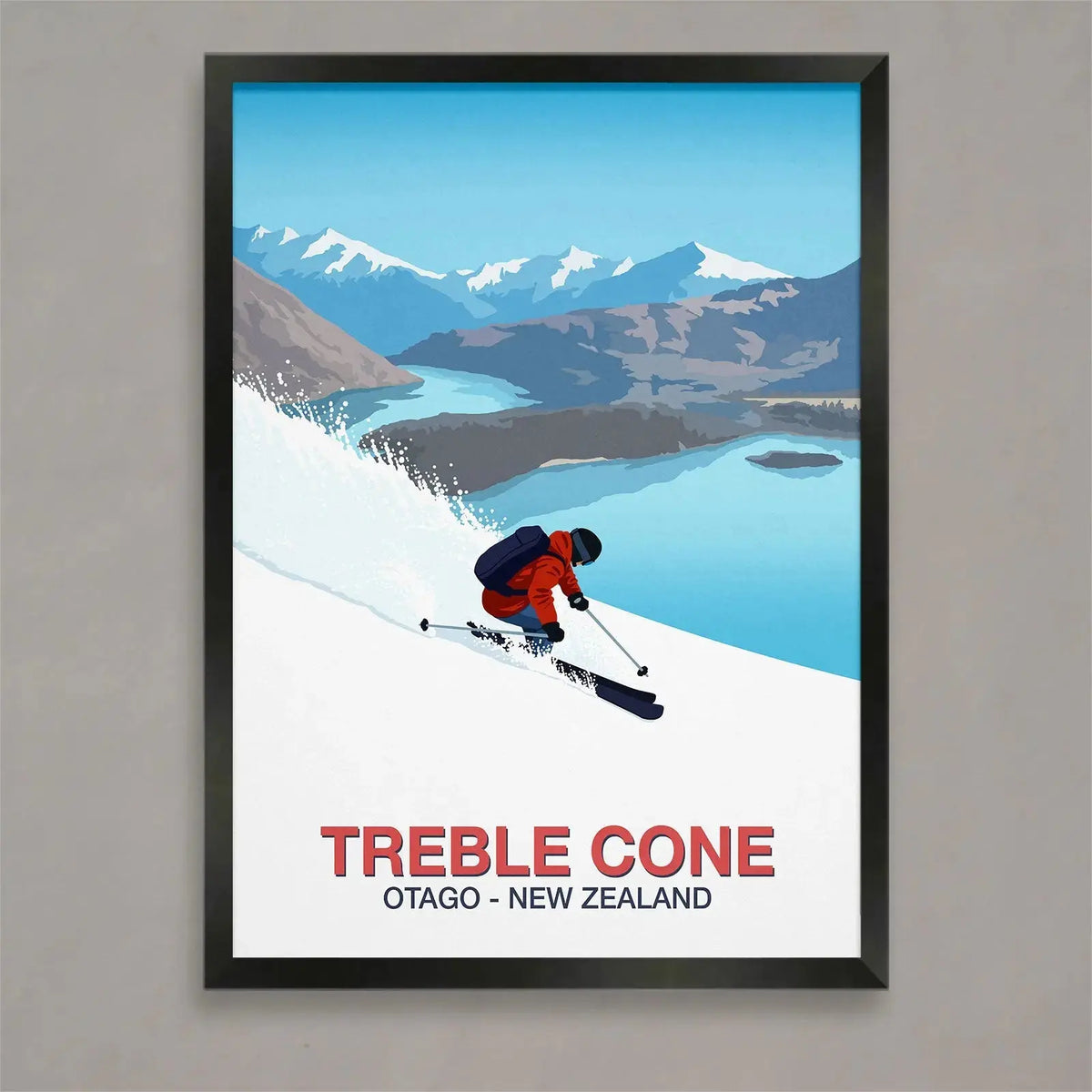 Affiche de ski Treble Cone – Ski Poster & Art Prints - Shop Online ...