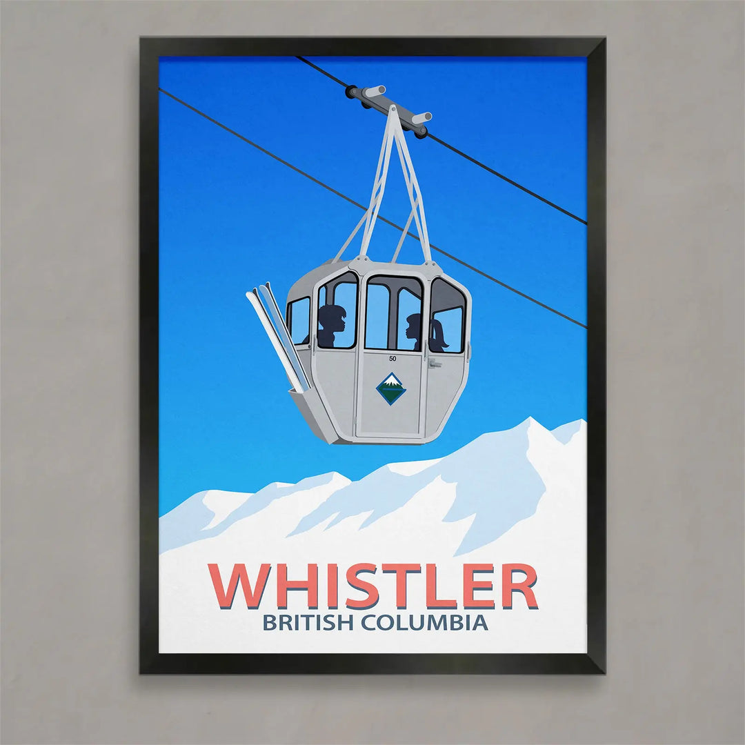 Whistler vintage gondola poster – Ski Poster & Art Prints - Shop Online ...