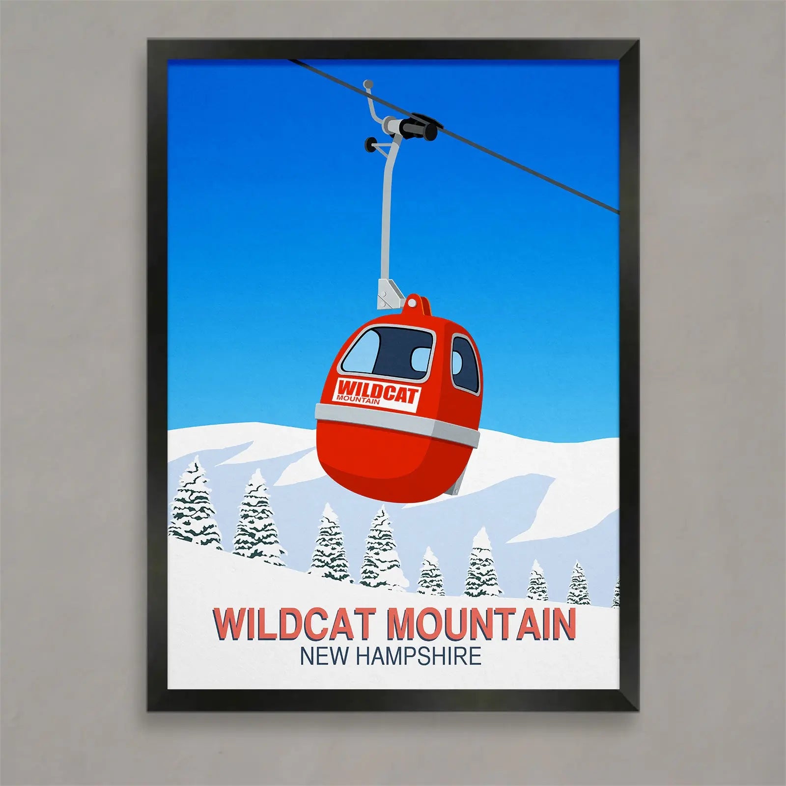 Wildcat Mountain ski poster – Ski Poster & Art Prints - Shop Online ...