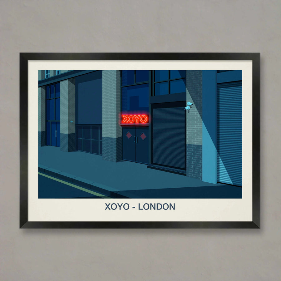 XOYO NIGHTCLUB POSTER - Ski Poster & Art Prints - Shop Online | Steve ...