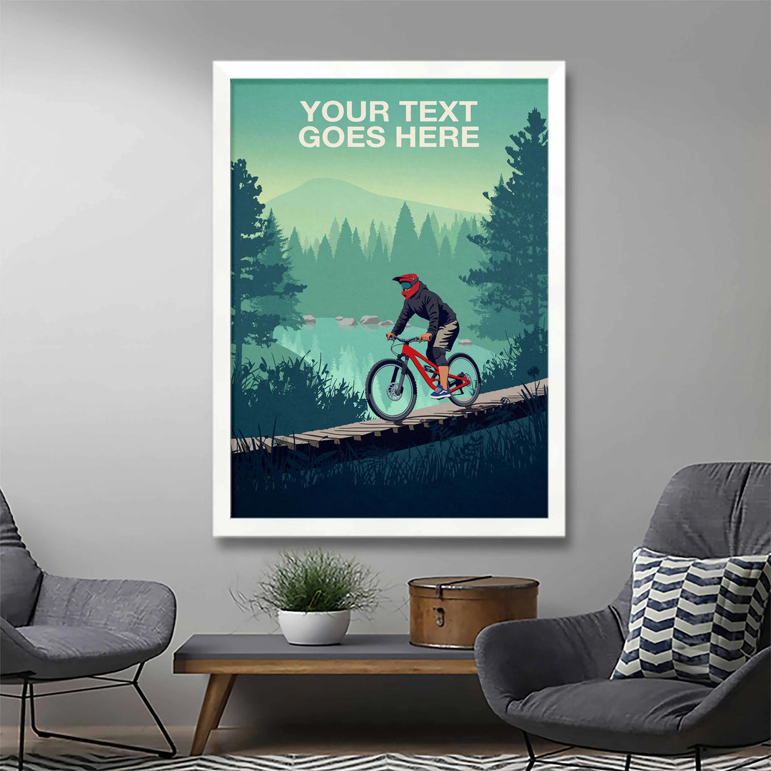 Personalised MTB Trail Print – Ski Poster & Art Prints - Shop Online ...